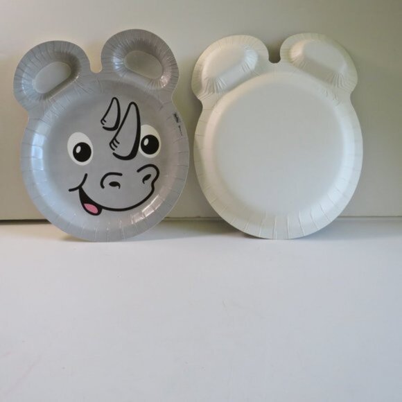 Hefty | Dining | Gray Rhino Zoo Pals Hefty Paper Plate Item Authenic ...